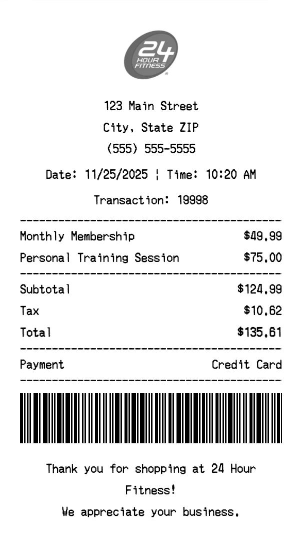 Dollar General Receipt Generator | Free Discount Retail Receipt Maker Tool