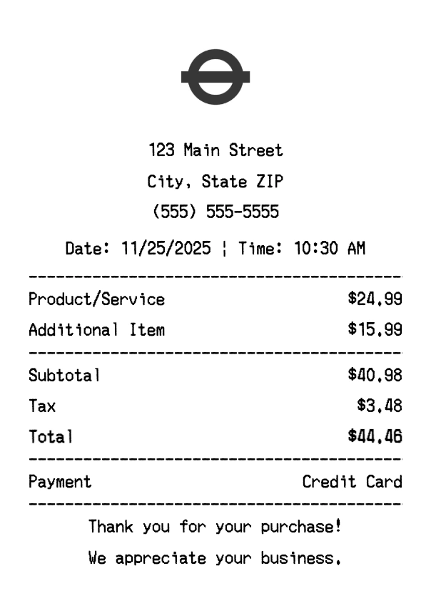 TFL Receipt Generator | Free Public Transit Receipt Maker Tool